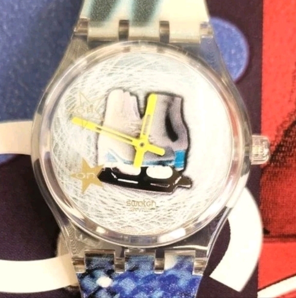 Swatch | Accessories | Swatch Watch Katarina Witt Slz5 1996 Olympic ...